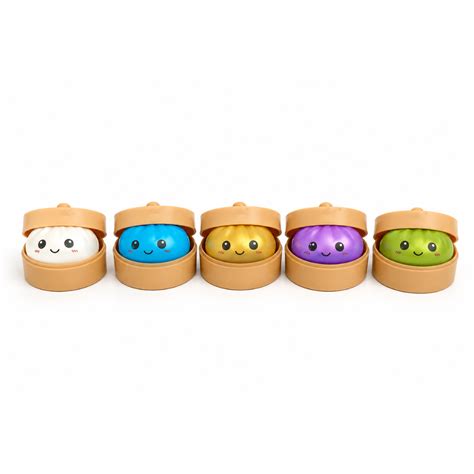 Mystery Squishy Dumpling Fidget Metallic 8 5cm Drukke Mamas
