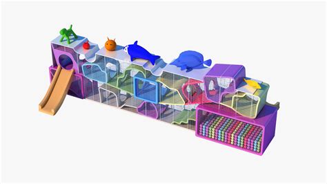 Playground Set 3d Model 3d Model Cgtrader