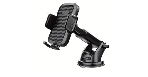 Универсална регулируема стойка за телефон за кола закрепване чрез вендуза вакуум