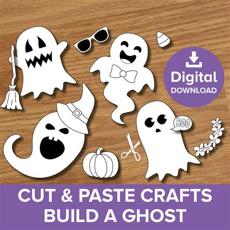 Halloween Cut Out Ghost Etsy