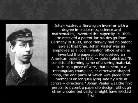 Johan Vaaler Clip Johan Vaaler A Norwegian