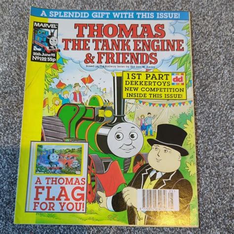 Vintage Thomas The Tank Engine And Friends Magazine Comic Rare No 122