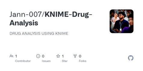 Janesh S On Linkedin Github Jann 007knime Drug Analysis Drug