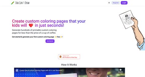 Dad Cant Draw Transform Text And Images To Custom Coloring Pages
