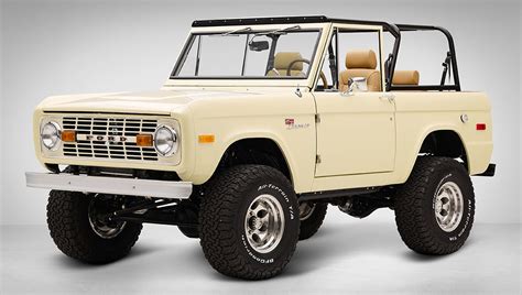 1966 Cream Yellow Ford Bronco 1966 Classic Ford Bronco Indian Creek
