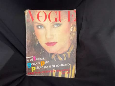 Vogue Italia Magazine Vintage Oct1980 Italian Edition Bumper Issue