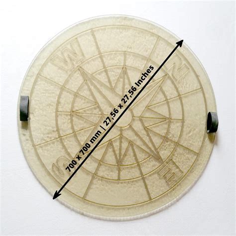Pu Mat Stamp Compass Concrete Cement Stamping Pattern Imprint