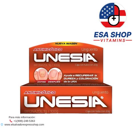 Unesia UngÜento AntimicÓtico 20 G Esa Shop Vitamins
