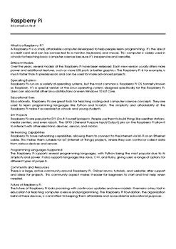 Raspberry Pi By MusEducation And MathsEducation TPT