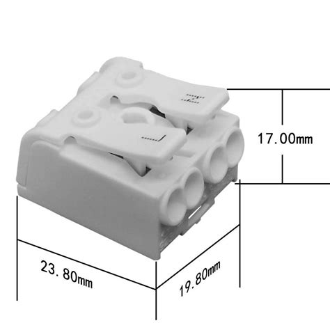 Lever Operated Screwless Terminal Block Quick Cable Connector