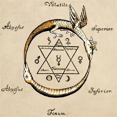 Ouroboros Alchemy Mythical Serpent Symbolism Ouroboros And Cross
