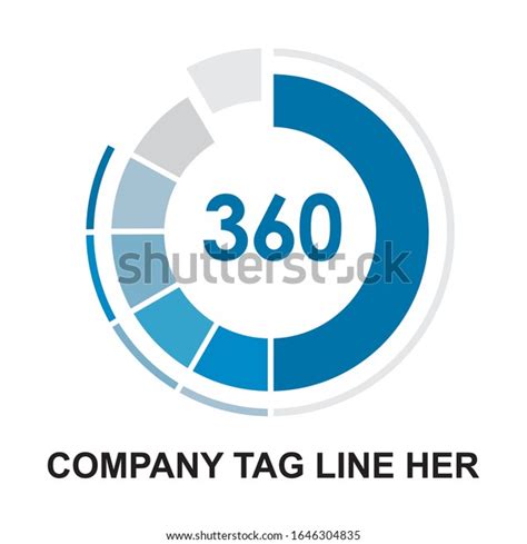 Compass 360 Design Logo Template Stock Vector Royalty Free 1646304835