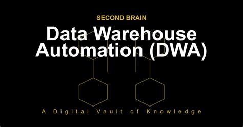 Data Warehouse Automation Dwa