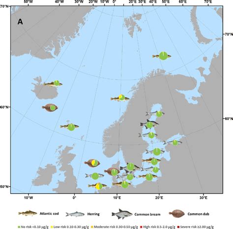 A And B Geographical Overview Of The Proportion Of Individuals Of