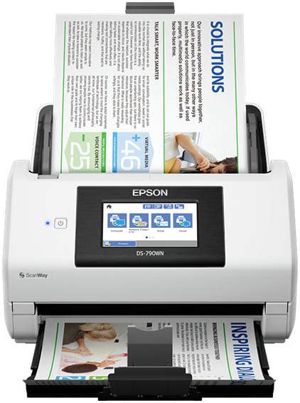 Espon Workforce Ds 790wn Scanner 45 Ppm Simplex And 90 Ipm Duplex Scan