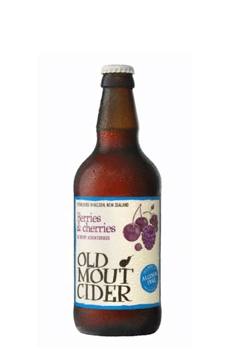 Old Mout Berries And Cherries 0 Alcohol Free Cider 500ml Vip Bottles
