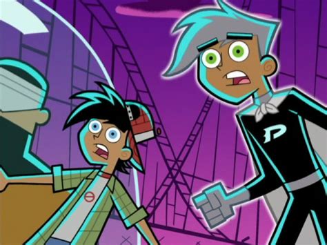 Danny Phantom Splitting Images Danny Phantom Phantom In Flight Grey