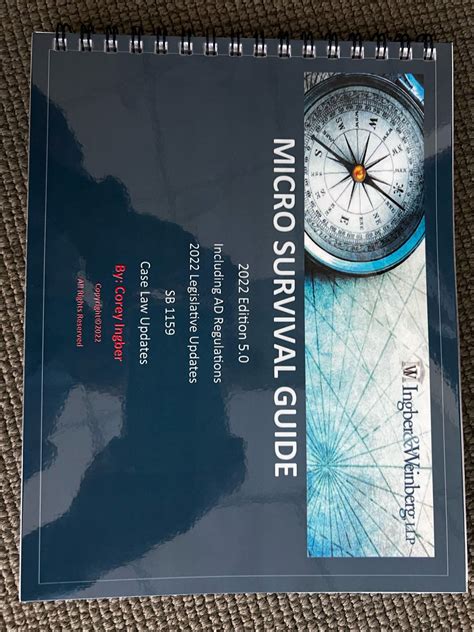 Corey Ingber On Linkedin Ingber And Weinberg Llp Has Just Published Our 2022 Micro Survival