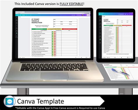 Vehicle Inspection Checklist 27 Point Vehicle Inspection Checklist