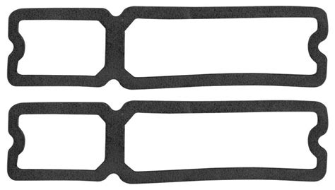 Pair Tail Light Lamp Gaskets For 1966 Chevy El Camino And Chevelle Wagon