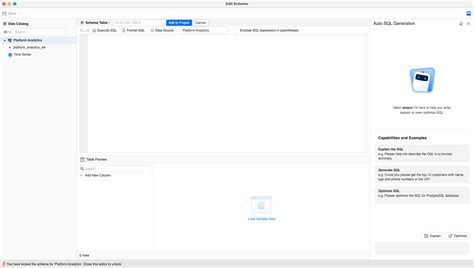 Use Auto Sql To Create Freeform Sql Tables
