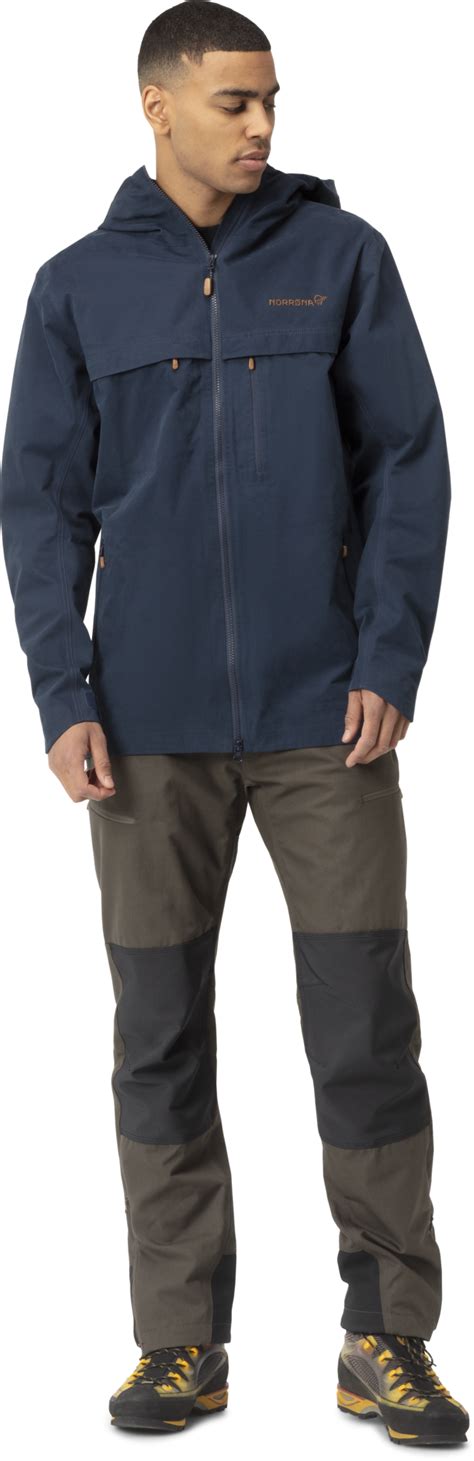 Norrona Mens Svalbard Cotton Jacket Indigo Night