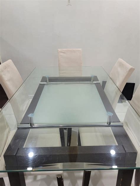 Glass Table Furniture And Home Living Furniture Tables And Sets On Carousell