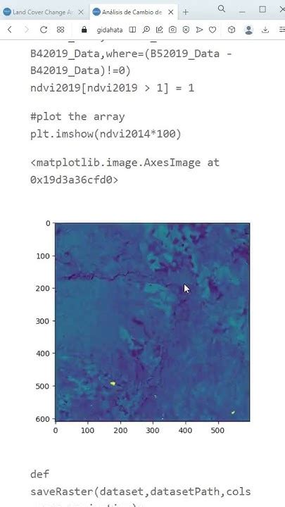 Análisis De Cambio De Cobertura Terrestre Con Python Y Rasterio