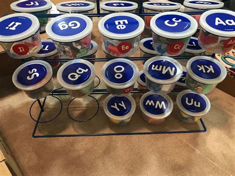 Lakeshore Learning Alphabet Sounds Teaching Tubs And Storage Rack