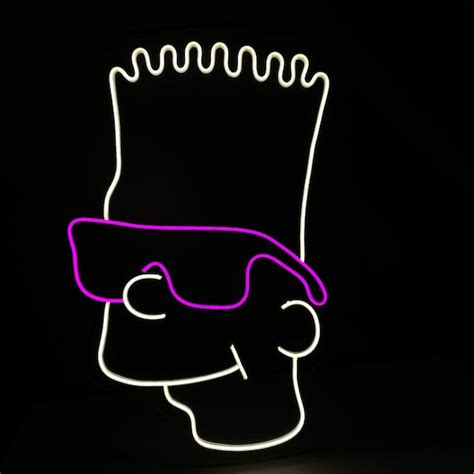 Custom Neon Sign Bart Make Your Own Neon Sign Bart