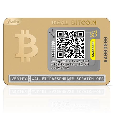 buy ballet real bitcoin gold edition the easiest crypto cold storage
