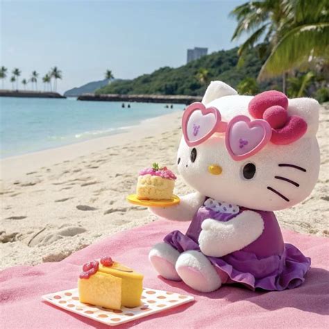 Summer Hello Kitty Pfp Hello Kitty Summer Aesthetic Hello Kitty