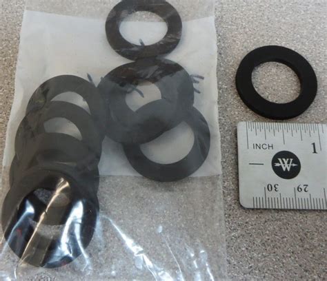 Pkg10 34 X 132 Xthin Epdm Water Meter Gasket For 58 X 34 And 3