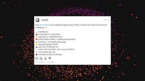 Threads New Updates Translation Follow Tab And Crash Fixes Are Being Cooked Up