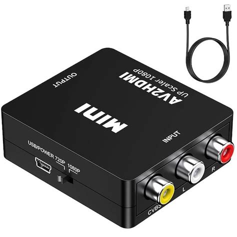 Rca To Hdmiav To Hdmi Converter1080p Mini Rca Composite Cvbs Video