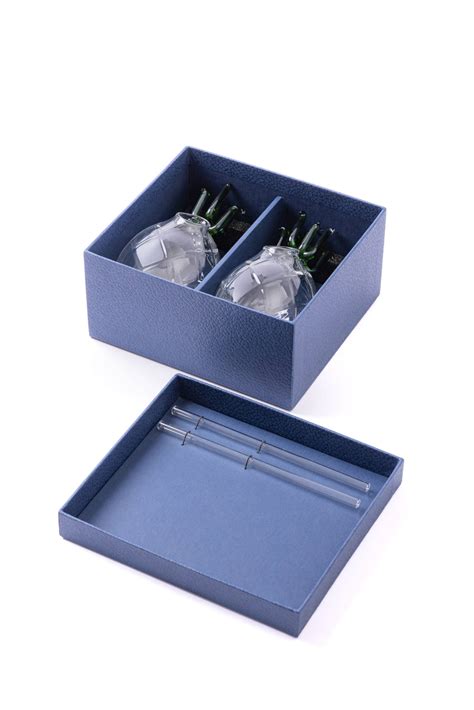 Pineapple Glass Set Of 2 Tincelle