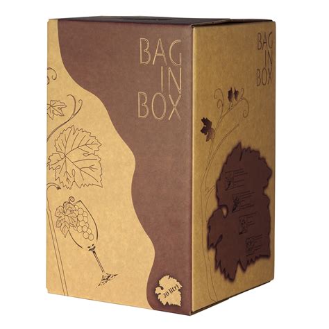 Bag In Box 20 Litri Con Chiusura Laterale Stampa Vino Ns Cod 999555