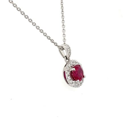 Aria Ruby Pendant Summerwind Jewelers