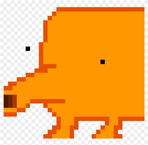 Download Qbert Pixel Art Moss Clipart Png Download Pikpng