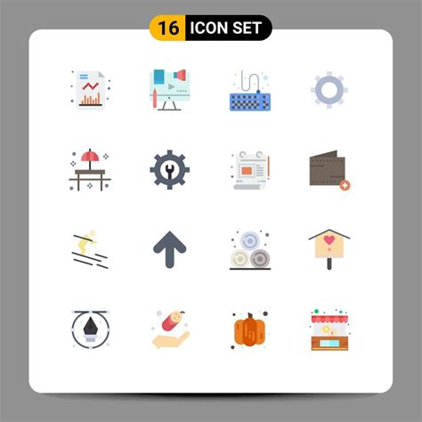 16 Universal Flat Colors Set For Web And Mobile Applications Park