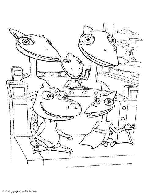 Dinosaur Train Coloring Pages