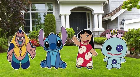 Stitch Cutouts And Yard Signs Lilo And Stitch Birthday Party
