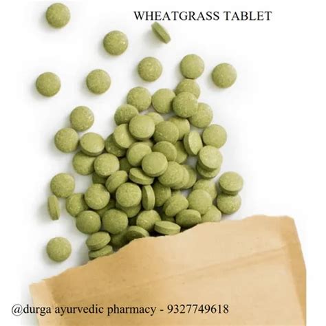 Wheatgrass Powder Tablets Packaging Size 100 Tablet Grade Standard