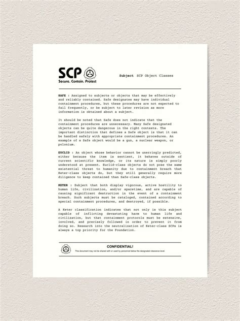 Letter Scp Foundation