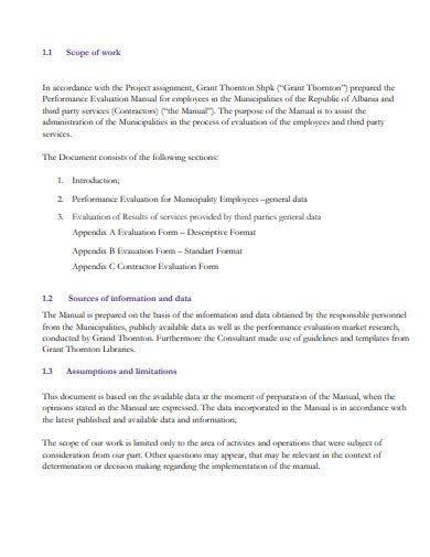 Performance Evaluation Examples To Download