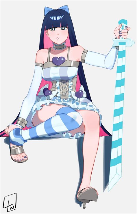 Stocking Panty Stocking With Garterbelt Drawn By L Wless Danbooru