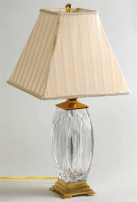 Finn 26 Electric Lamp And Shade By Waterford Crystal Replacements Ltd