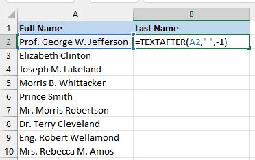 Extract Last Word In Excel Easy Ways