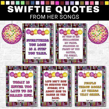 Inspiring Taylor Swift Quotes From Lyrics Taylor Swift Motivational
