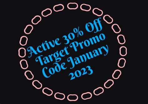 Active 30 Off Target Promo Code In Store Online Printable 2023